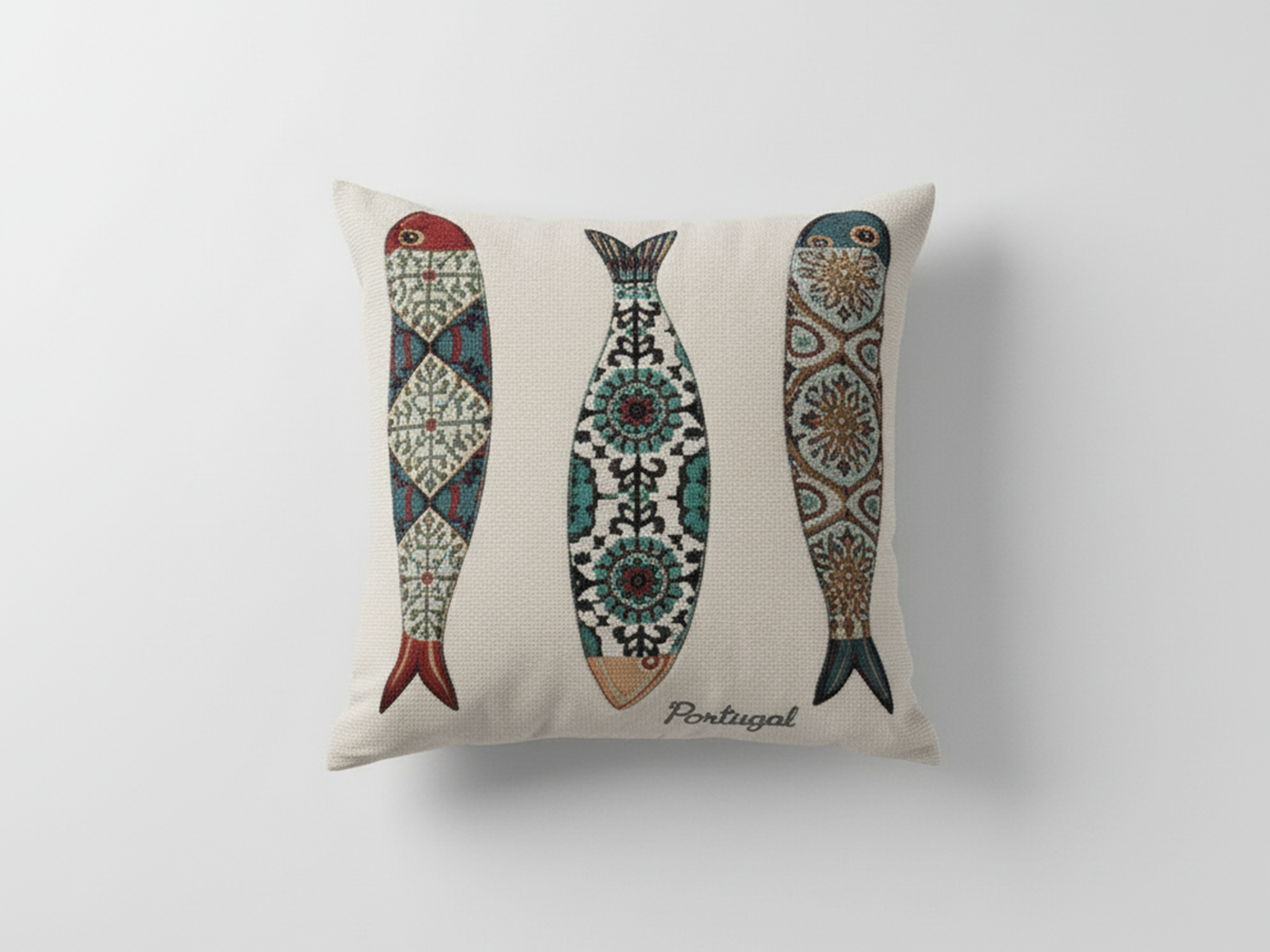 Sunflower Cushion Cover | 45x45 cm | Made in Portugal